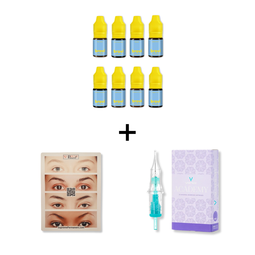 Brovi Mini Brow Hybrid Pigments Starter Kit – Supreme Permanent