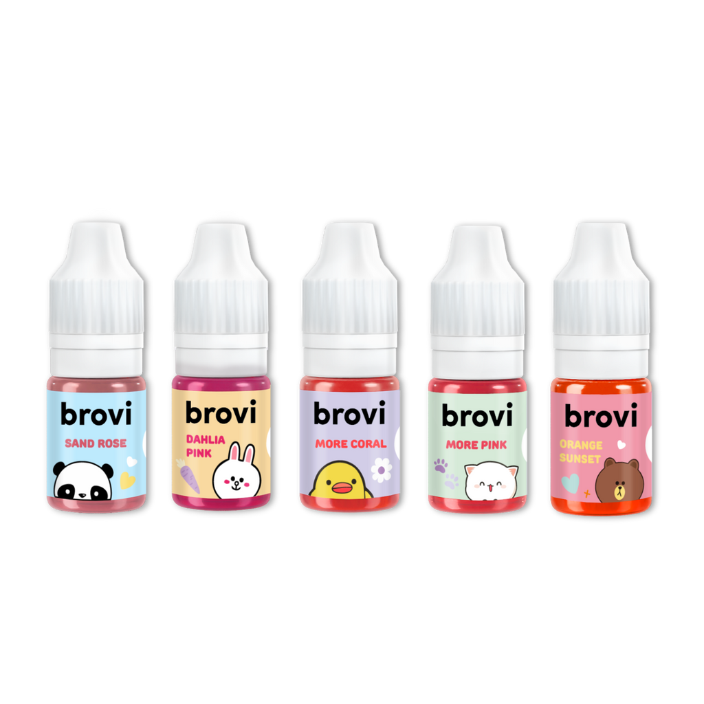 Brovi Lips Shin Chae-Ah Morning Freshness Set - 5 Pigments 5 ml ...