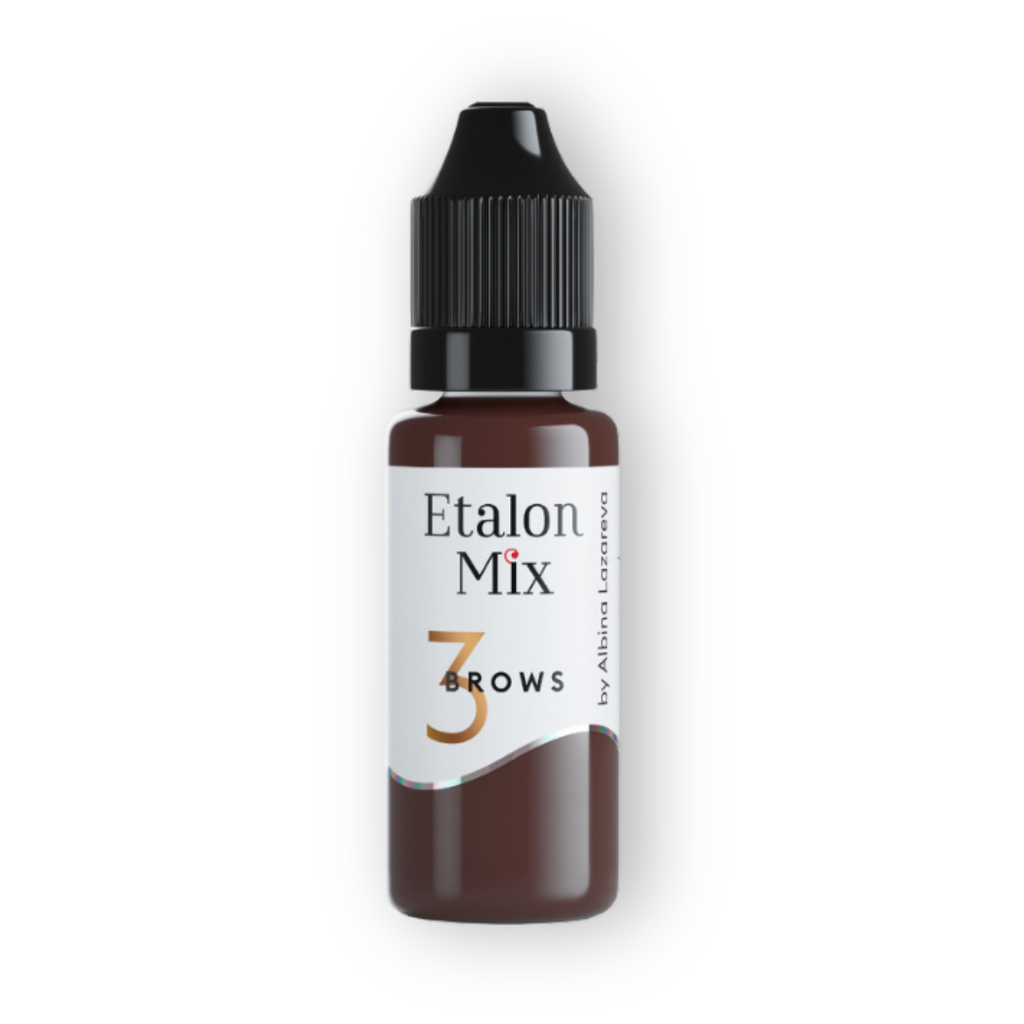 Etalon Mix №3 Cognac (Warm Brown-Haired) Hybrid Pigment 15ml Supreme ...