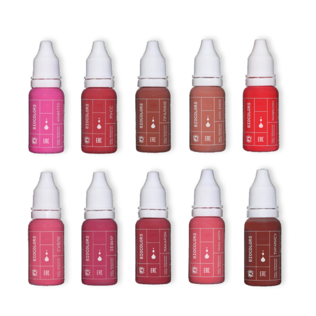 BioColors Complete Lips Pigment Mini Set – Supreme Permanent
